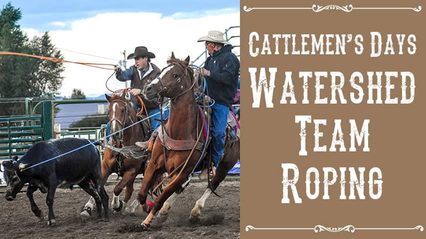 Cattlemen's Days Watershed Team Roping - Hey Crested Butte