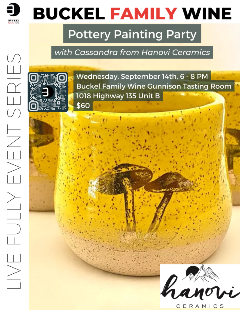 Live Fully: Pottery Painting Party - Hey Crested Butte
